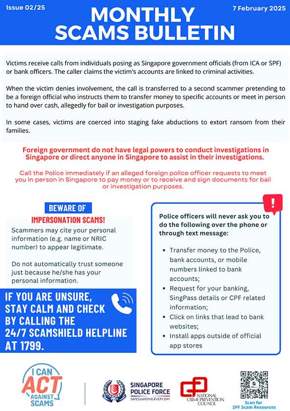 2025 Scams Bulletins