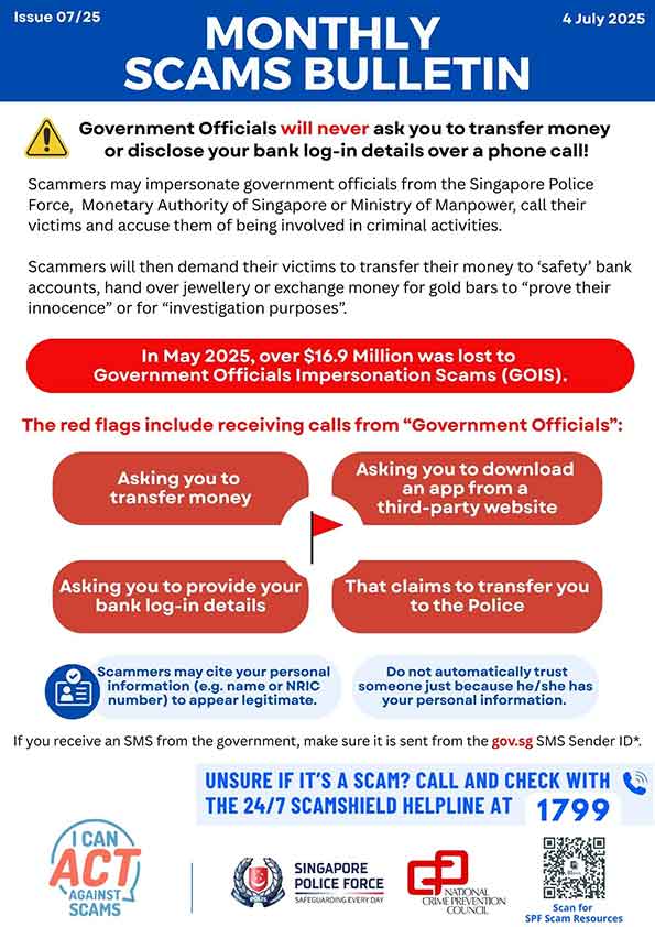 2025 Scams Bulletins